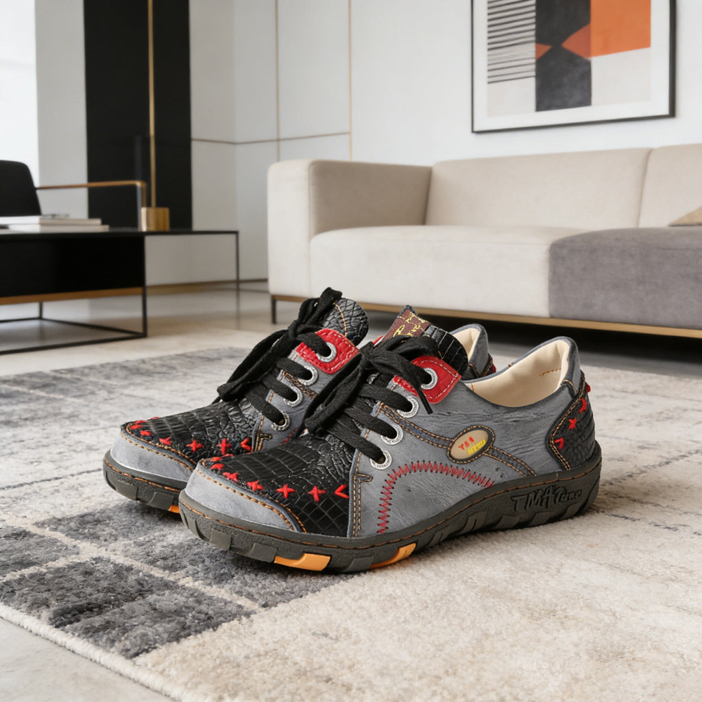 "Color-Block + Retro Stitching" Casual Shoe Lets You Step on Personali ...