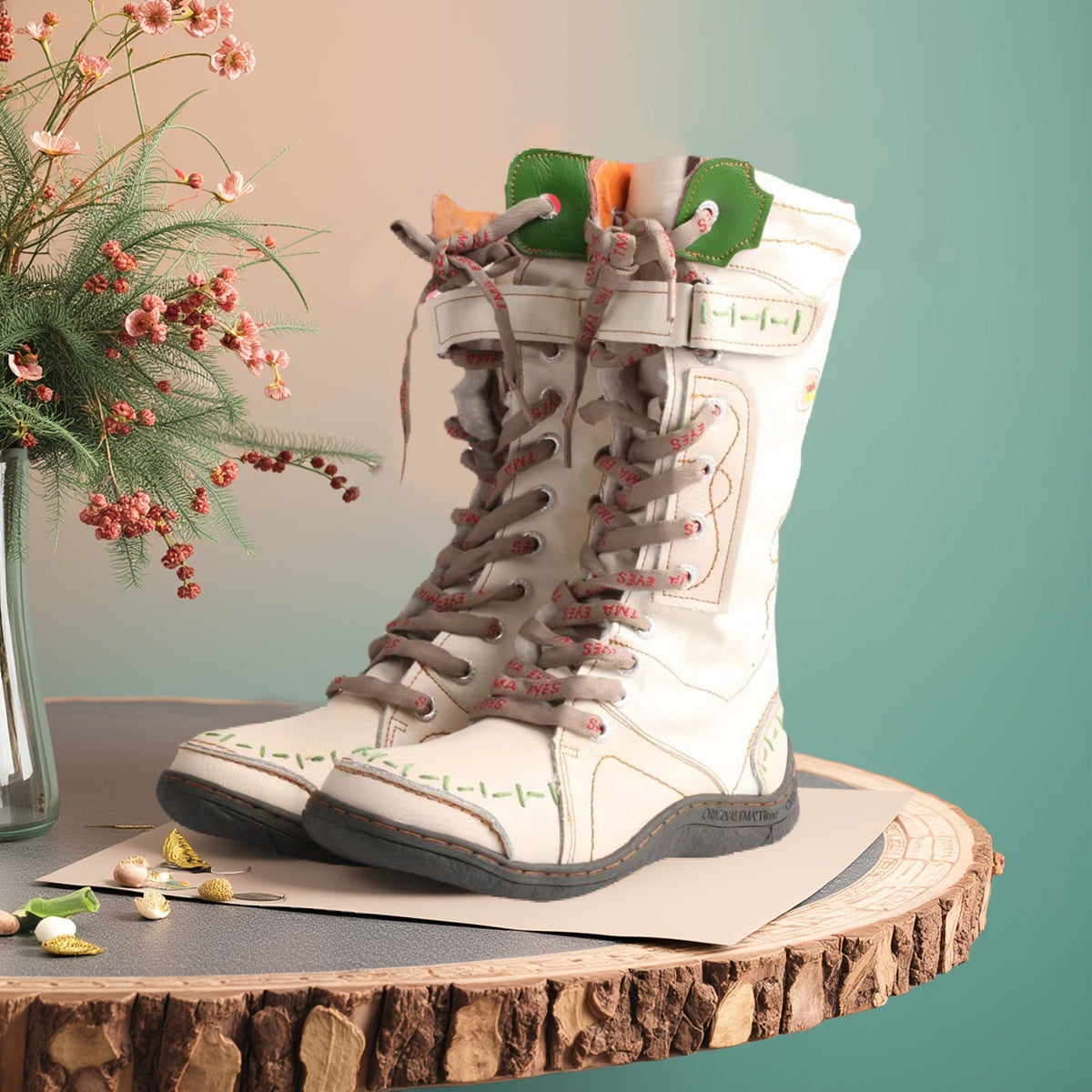 Step Back in Style: The Must-Have TMA EYES Vintage Mid-Calf Boots for