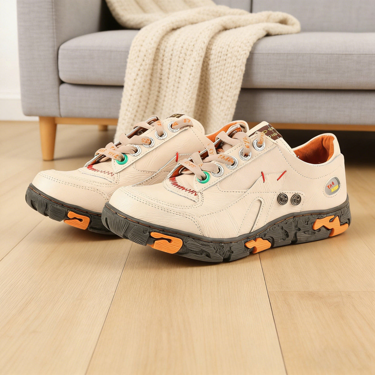 Cream Apricot Light Outdoor Shoes: The "Durable Core" Under a Cute Ext ...