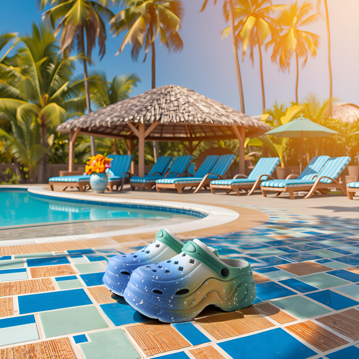 Dive Into Summer: These Gradient Clogs Are Pool - Side Perfection – TMA ...