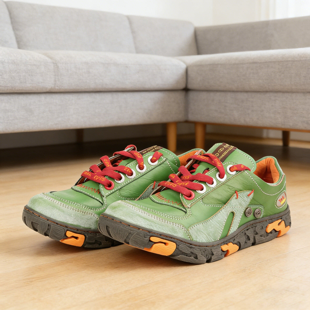 “Forest Relaxation” on Your Feet: This Retro Green Shoe Welds Casual V ...
